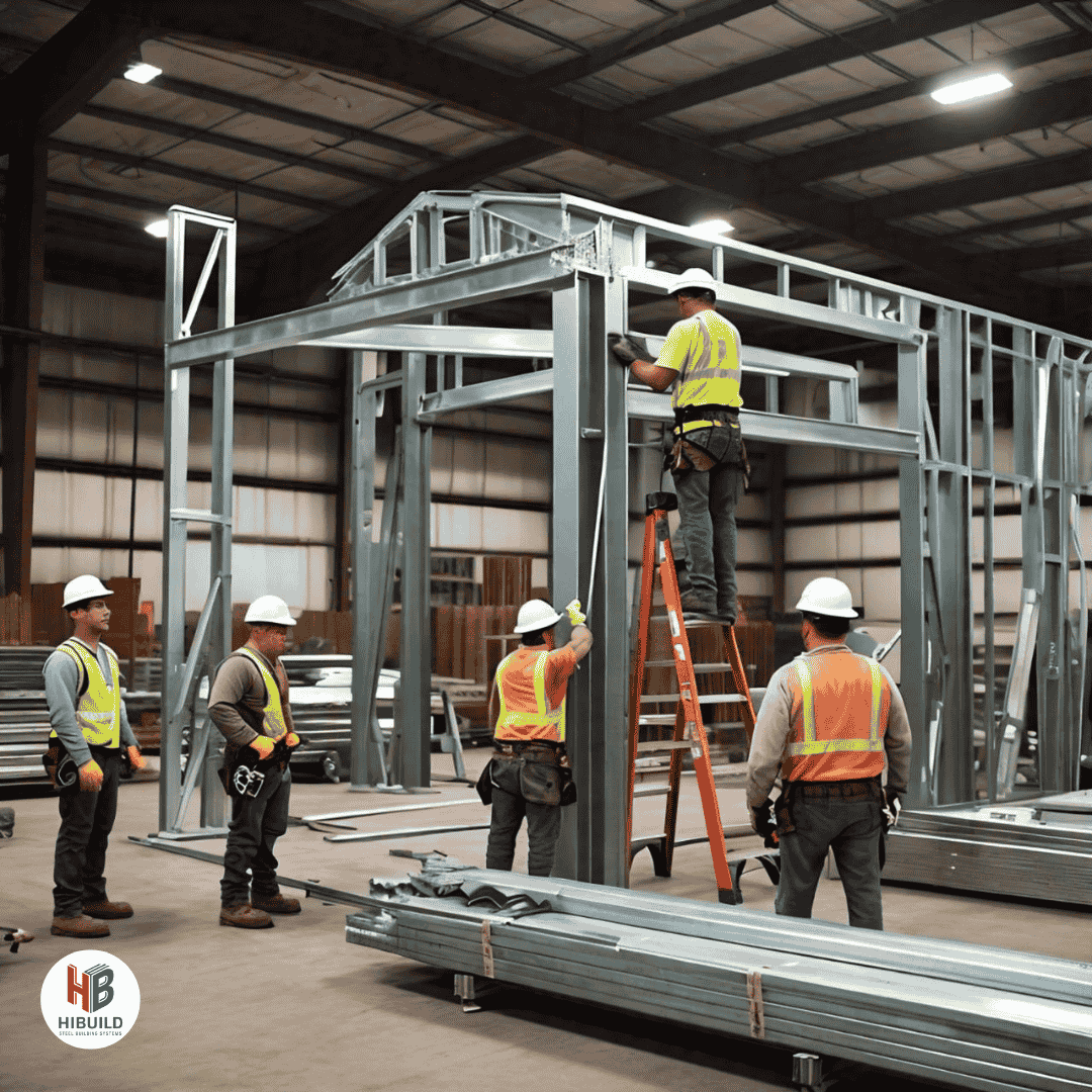 Pre Engineered Metal Building Erectors in China - Hibuild Steel ...