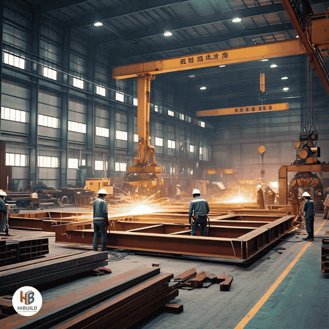 Structural Steel Fabrication in China - Hibuild Steel Building System ...