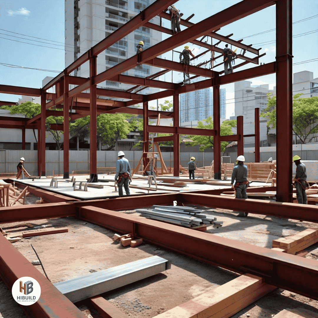 Structural Steel Work in China - Hibuild Steel Building System ...